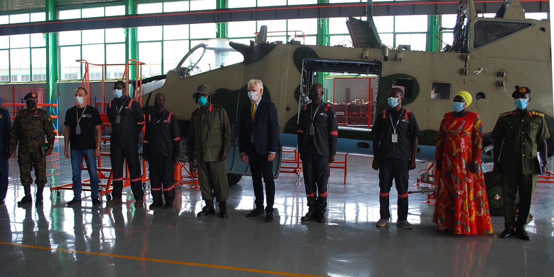 President Museveni Commissions First Helicopter Maintenance And Repair ...