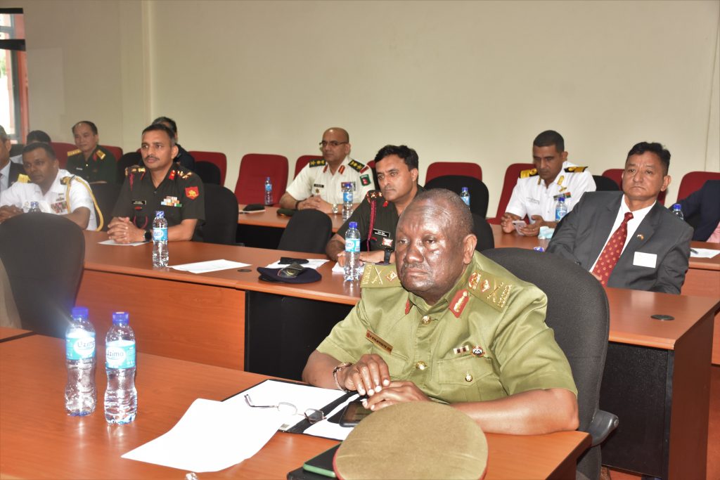 UPDF Hosts Delegation Of Student Officers From The Indian National ...