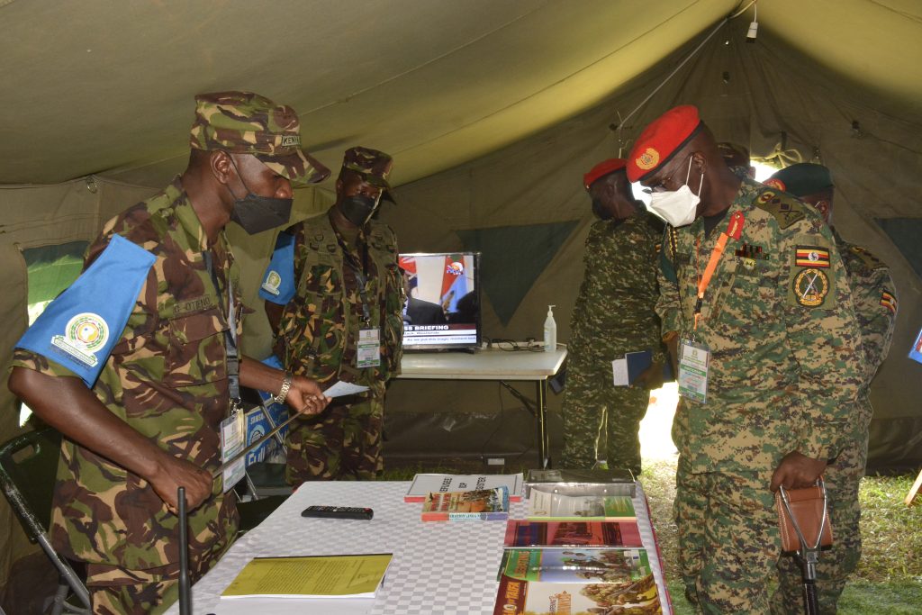 Leaders Visit Contingent Camps - UPDF