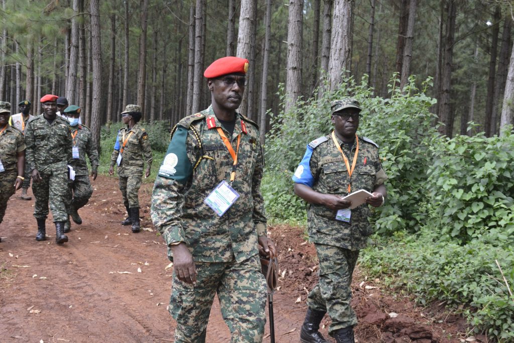 Leaders Visit Contingent Camps - UPDF
