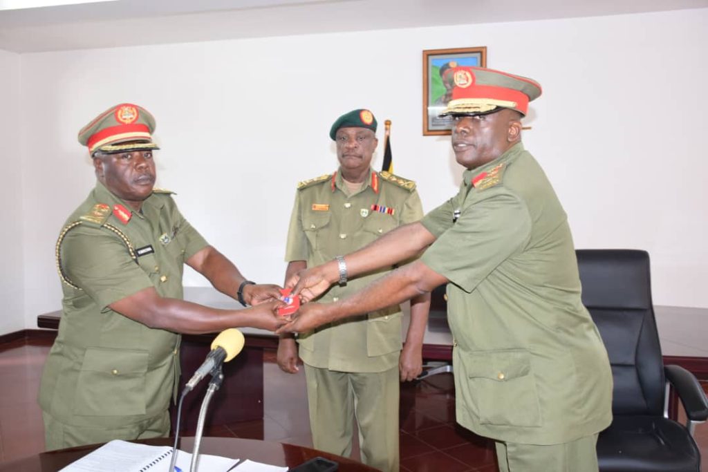 Brig Kimbowa Takes Over As Adjutant UPDF General Headquarters - UPDF