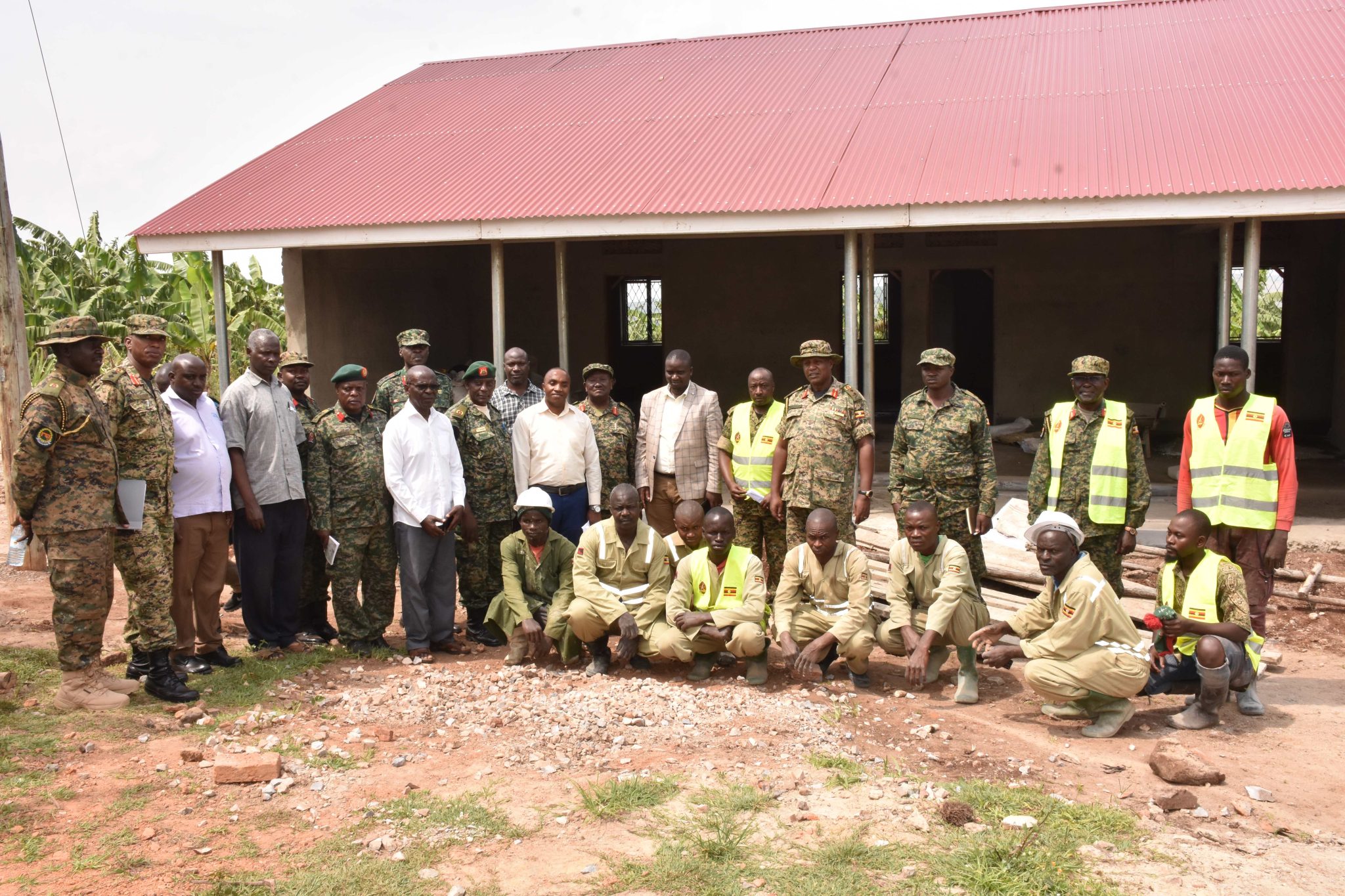 UPDF Inspects Health Centre Projects By UPDF Engineers In Western ...