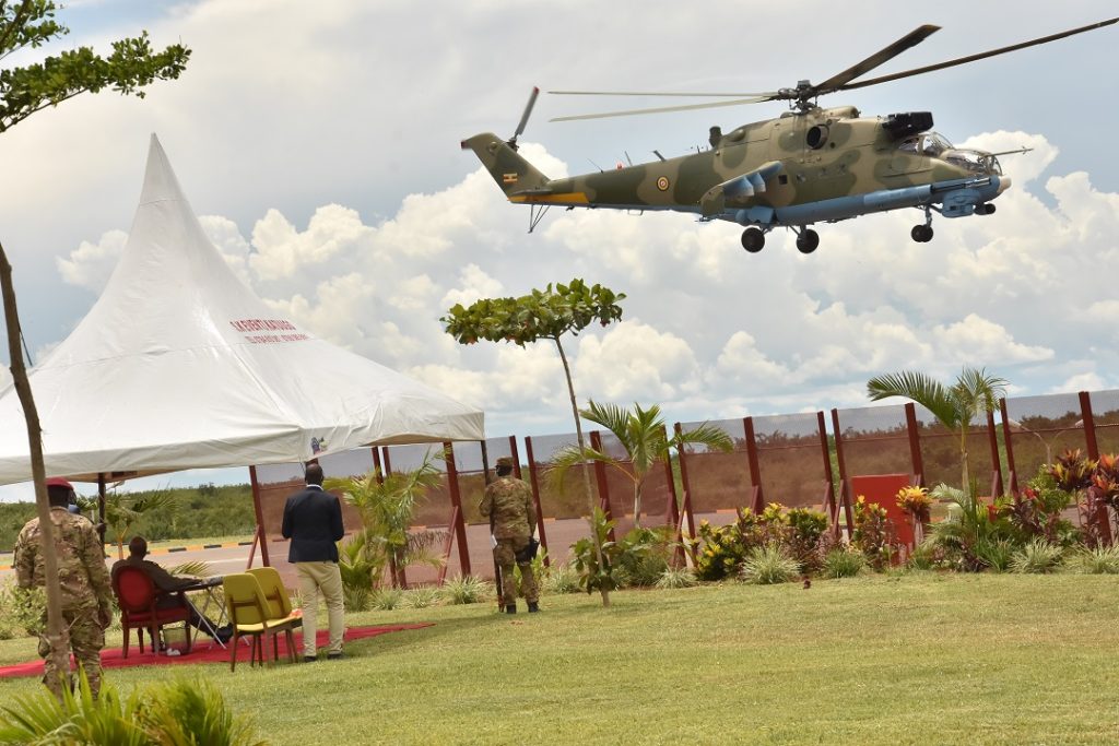 President Museveni Commissions First Overhauled Russian Helicopter In ...