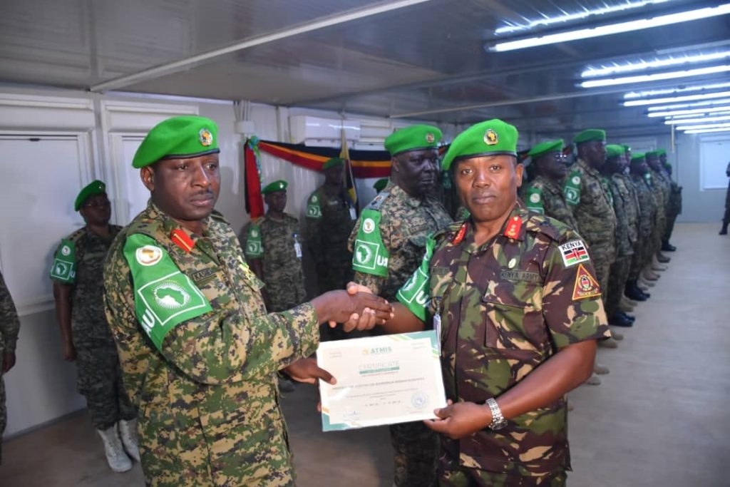 Battle Group Thirty-Five Awarded African Union Medals And Certificates ...