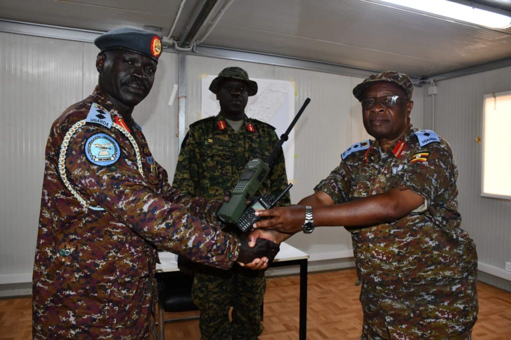 UPDF Aviation Unit In Somalia Changes Command - UPDF