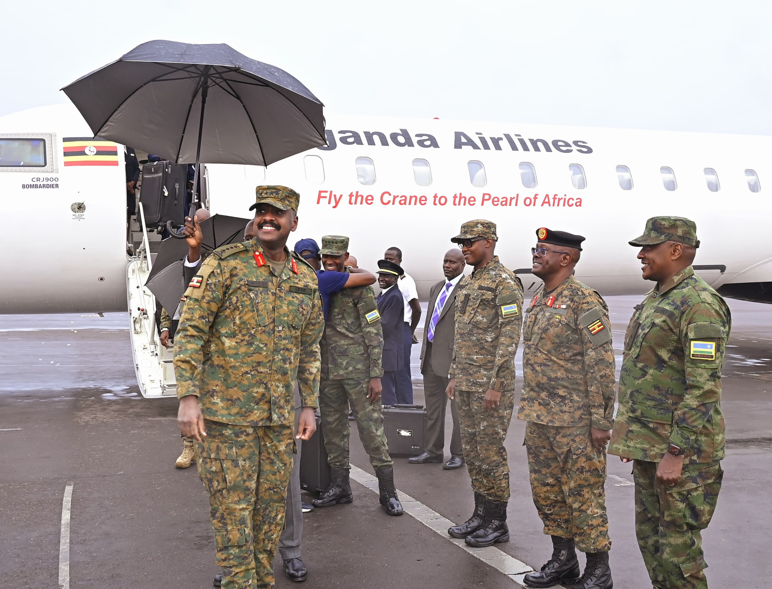 Gen Kainerugaba Arrives In Kigali Ahead Of Kagame's Swearing-in ...