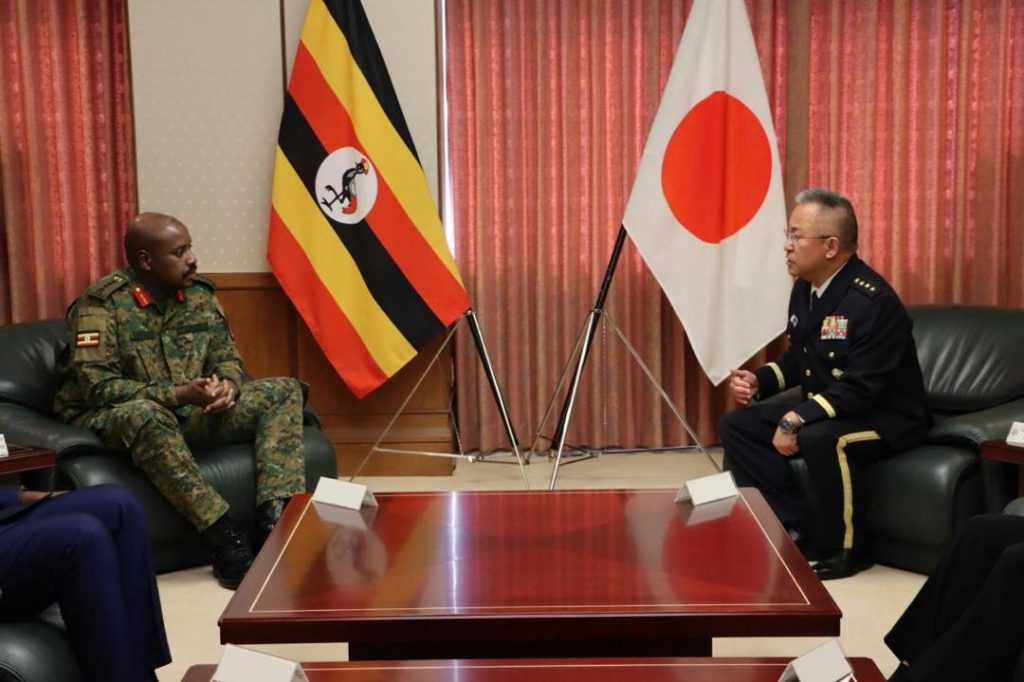 Gen Kainerugaba Meets Japanese Defence Chief In Tokyo - UPDF