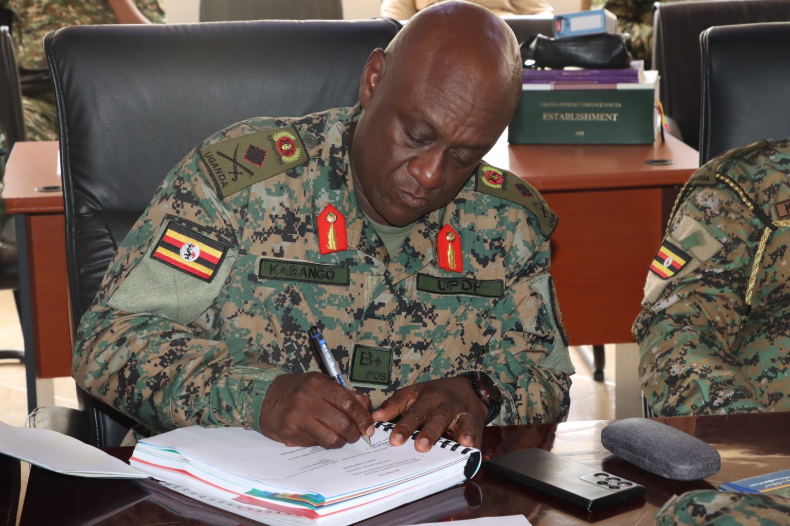 Brig Gen Chris Bagonza Takes Helm As Chief Of Staff - Land Force - UPDF