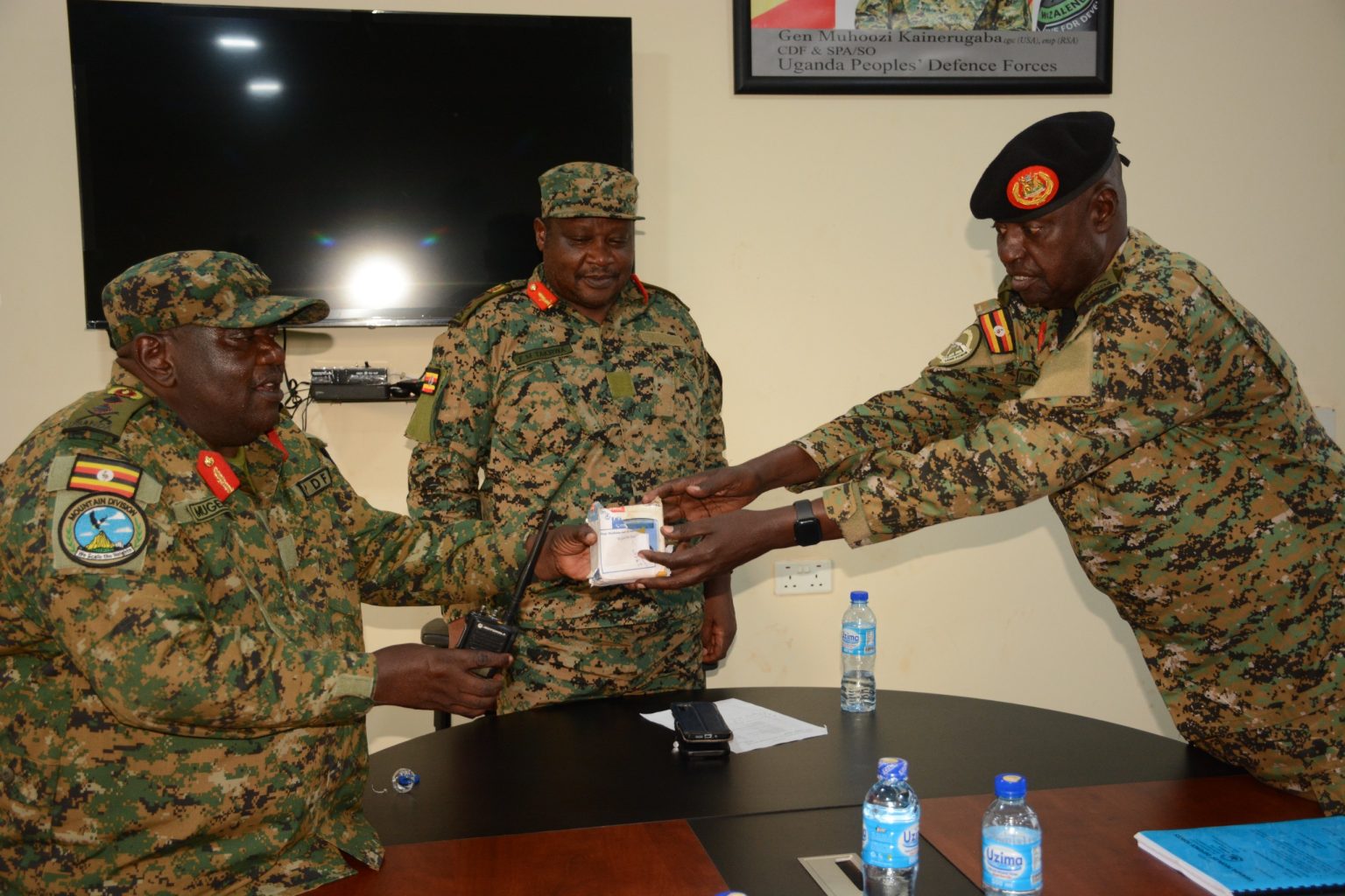 UPDF 1 Infantry Division Welcomes New Acting Commander - UPDF