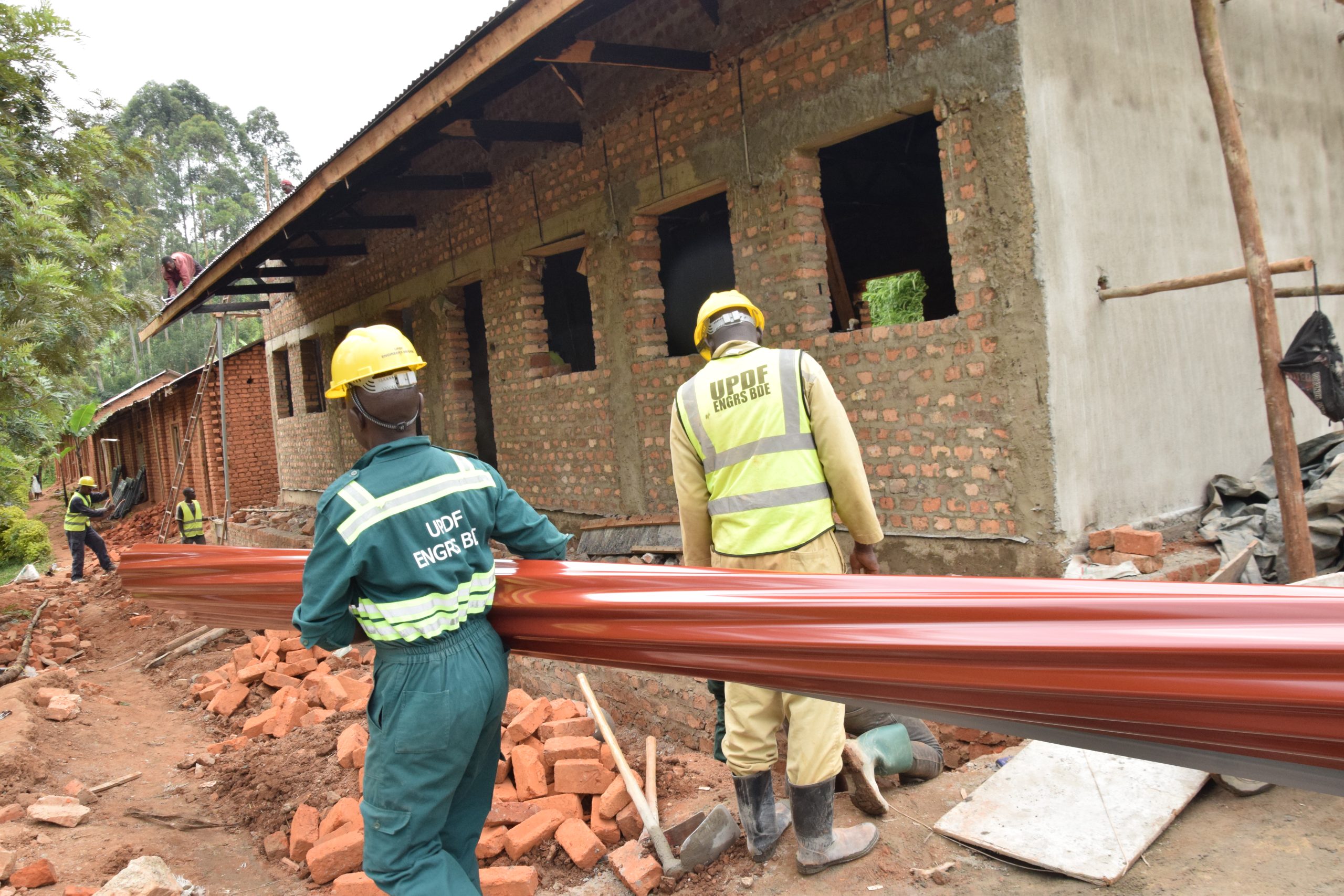 UPDF Engineers Brigade Nears Completion of Kanyankwanzi Primary School ...