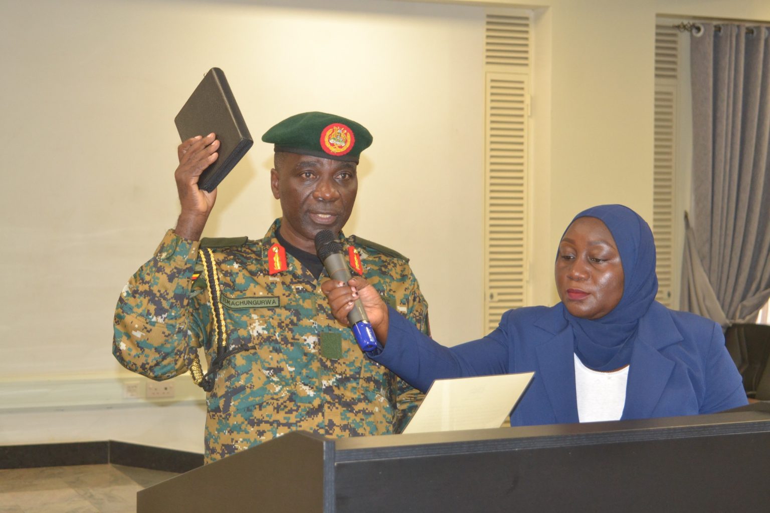 UPDF Court Martial Constituted as Head and Members Are Sworn In - UPDF