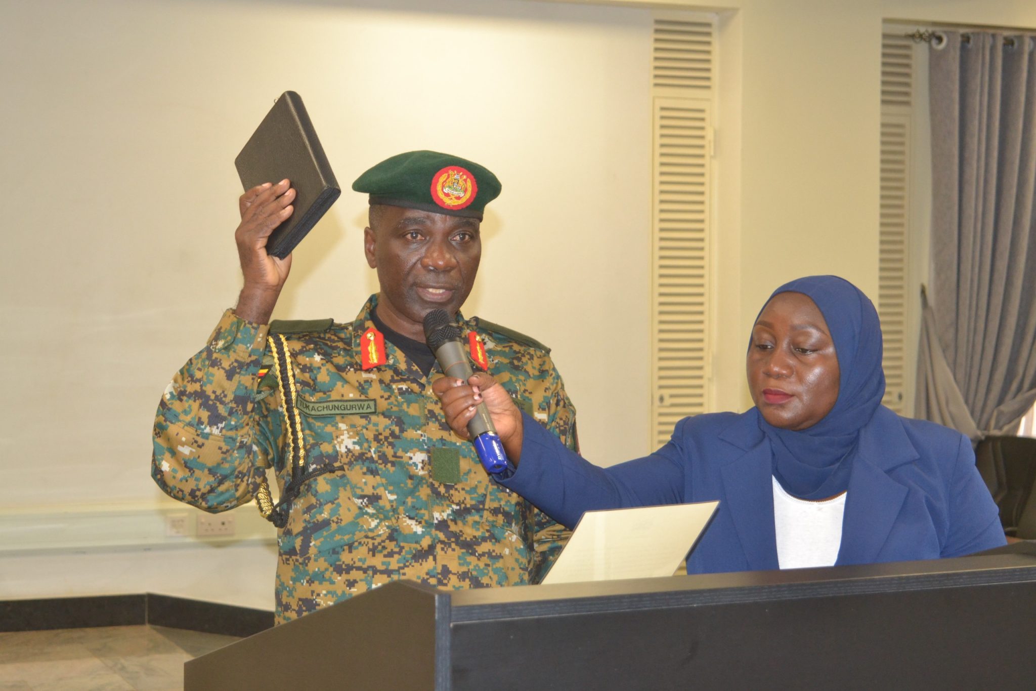 UPDF Court Martial Constituted as Head and Members Are Sworn In - UPDF